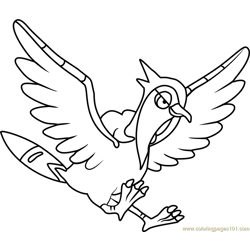 Pokemon Pidove Coloring Pages