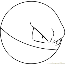 voltorb Coloring Pages - 3 'voltorb' worksheets for kids