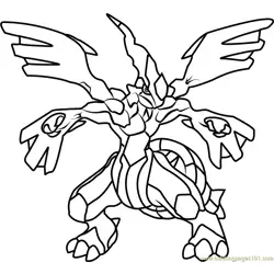Zekrom Pokemon Coloring Page for Kids - Free Pokemon Printable Coloring ...