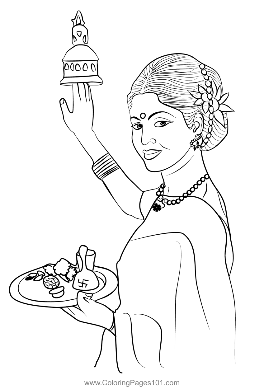 Coloring Pages Hindu Gods Ganesha Drawings Sketch Coloring Page