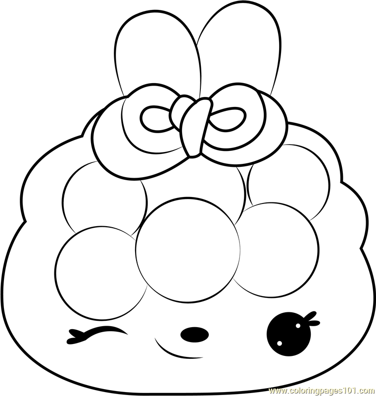 Cherie Gummy Coloring Page for Kids - Free Num Noms Printable Coloring ...
