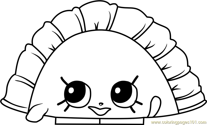 Dumplings Coloring Coloring Pages