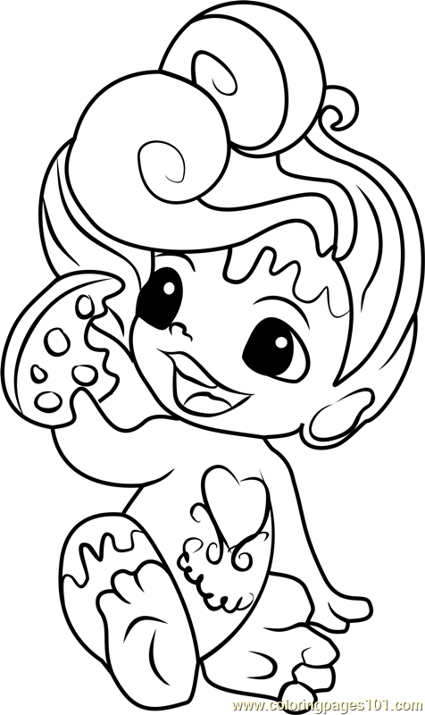Chocolaa Zelf Coloring Page for Kids - Free The Zelfs Printable ...