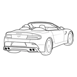 aston martin logo coloring pages