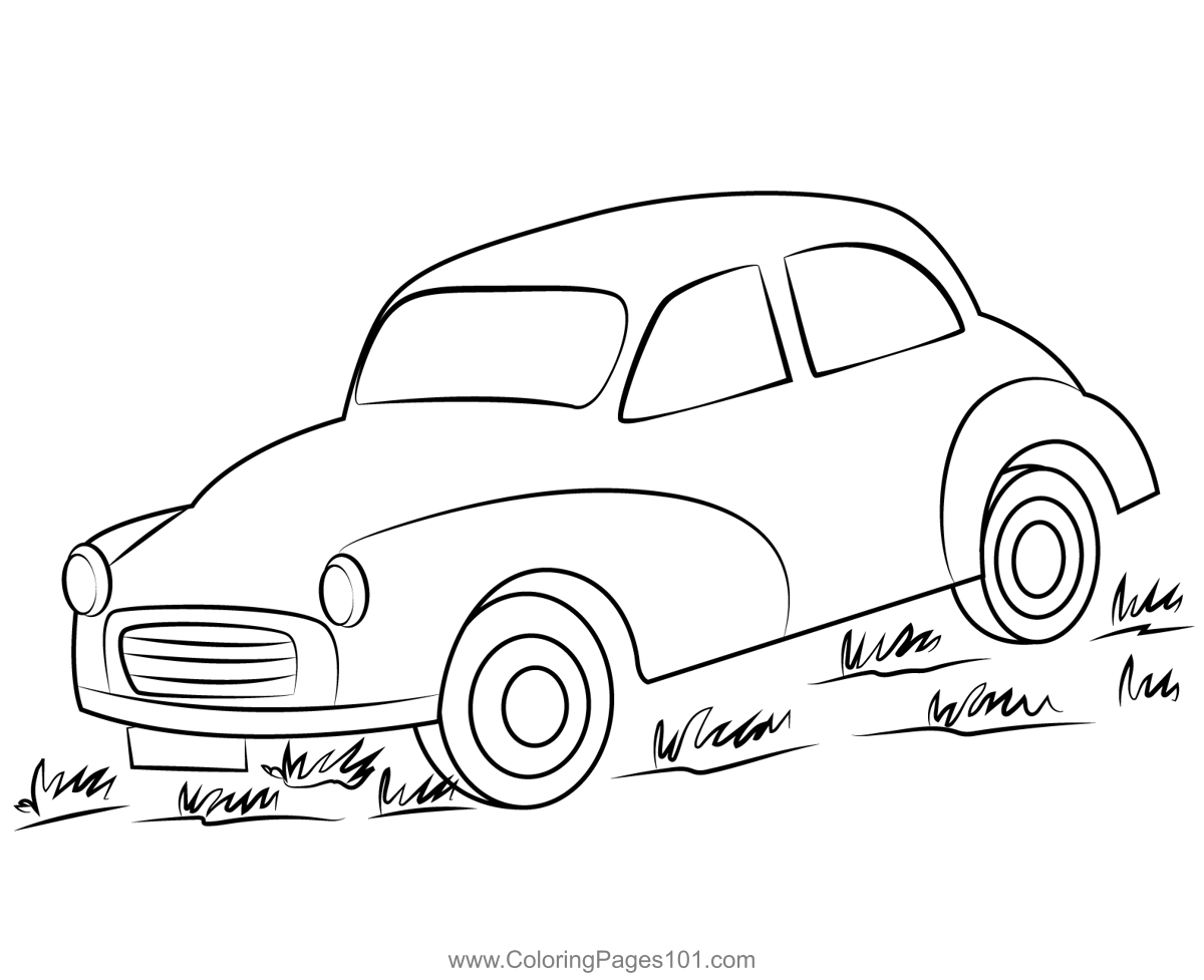 Fiat 600 Coloring Page for Kids - Free Cars Printable Coloring Pages ...