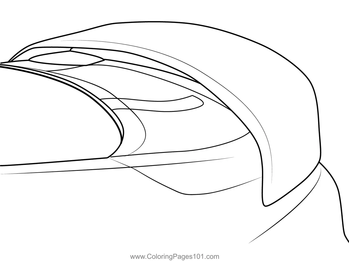 Mustang GT Apollo Rear Spoiler Coloring Page for Kids - Free Cars ...