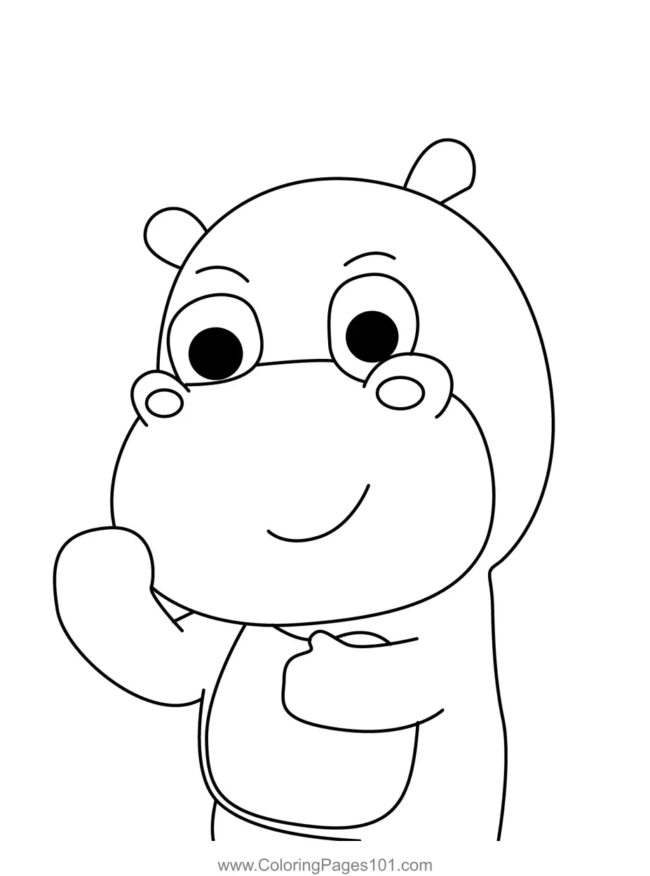 Hank Coloring Page for Kids - Free BabyBus Printable Coloring Pages ...