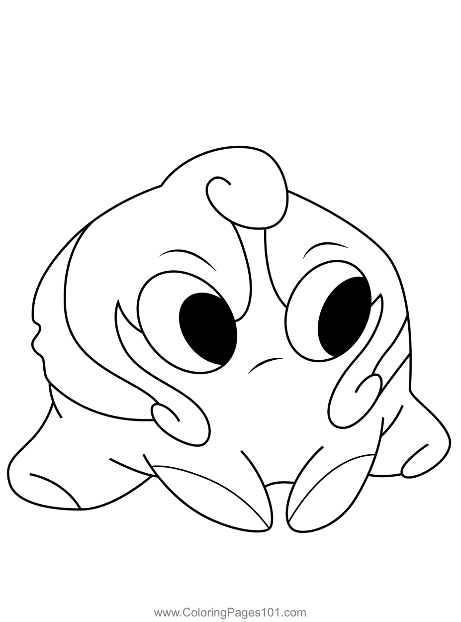 Octos Cut the Rope Coloring Page for Kids - Free Cut the Rope Printable ...