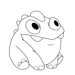 Lick Coloring Page for Kids - Free Cut the Rope Printable Coloring ...