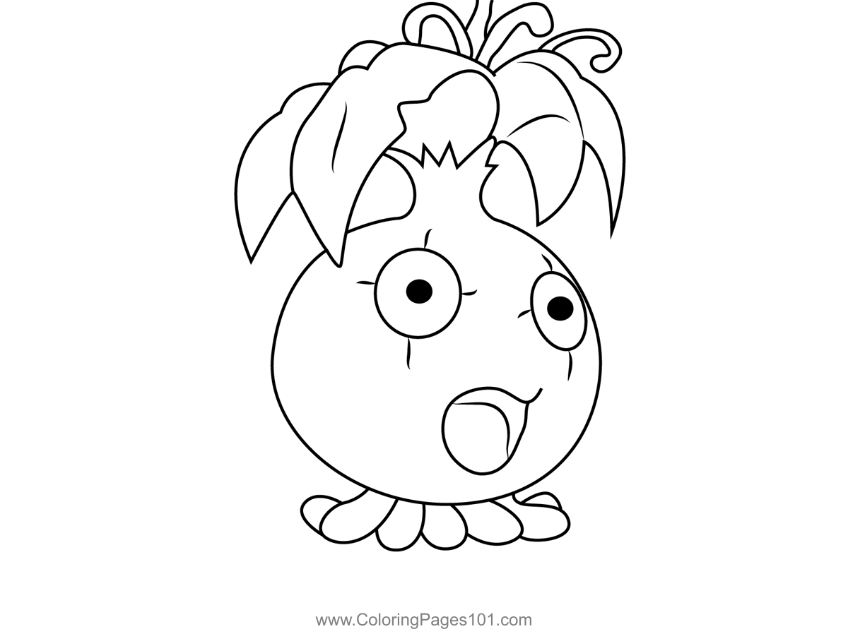 Cute Yokomon Coloring Page for Kids - Free Digimon Printable Coloring ...