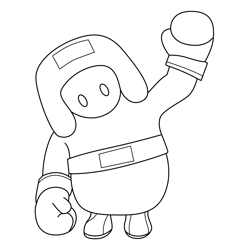 Fall Guys Coloring Pages for Kids - Download Fall Guys printable ...