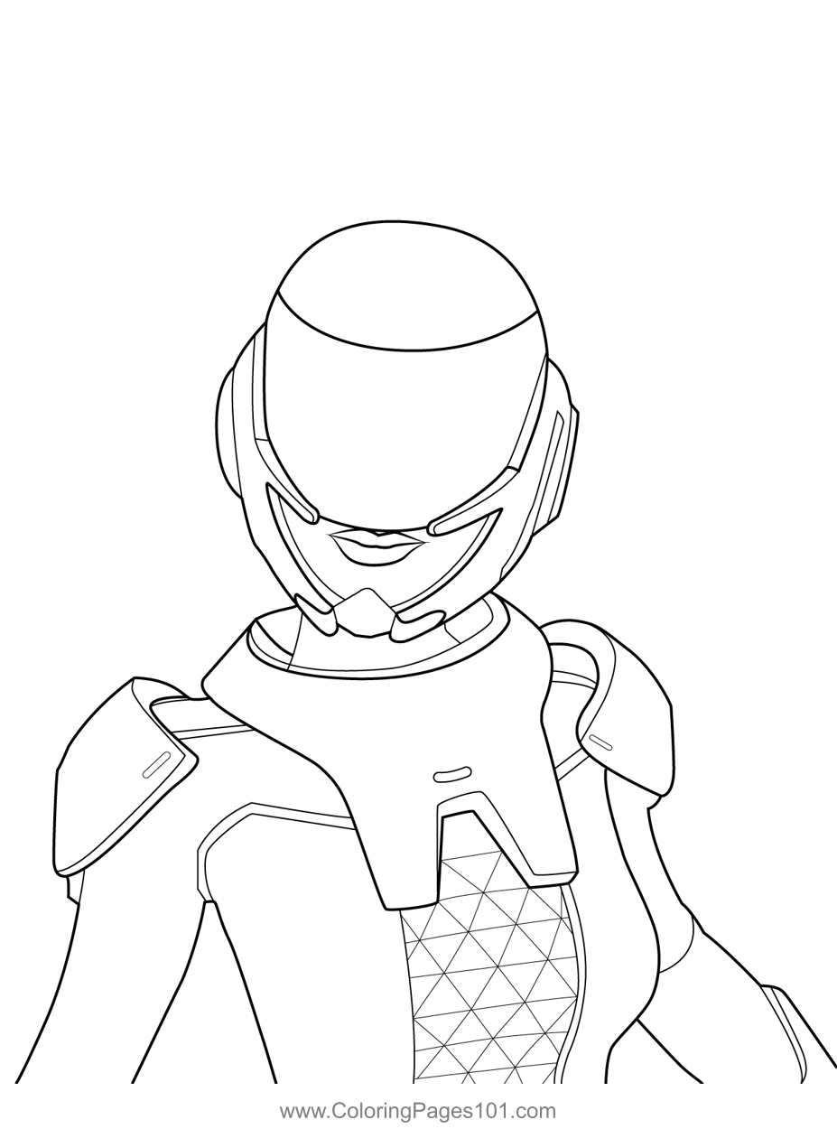 Astro Assassin Fortnite Coloring Page for Kids - Free Fortnite ...