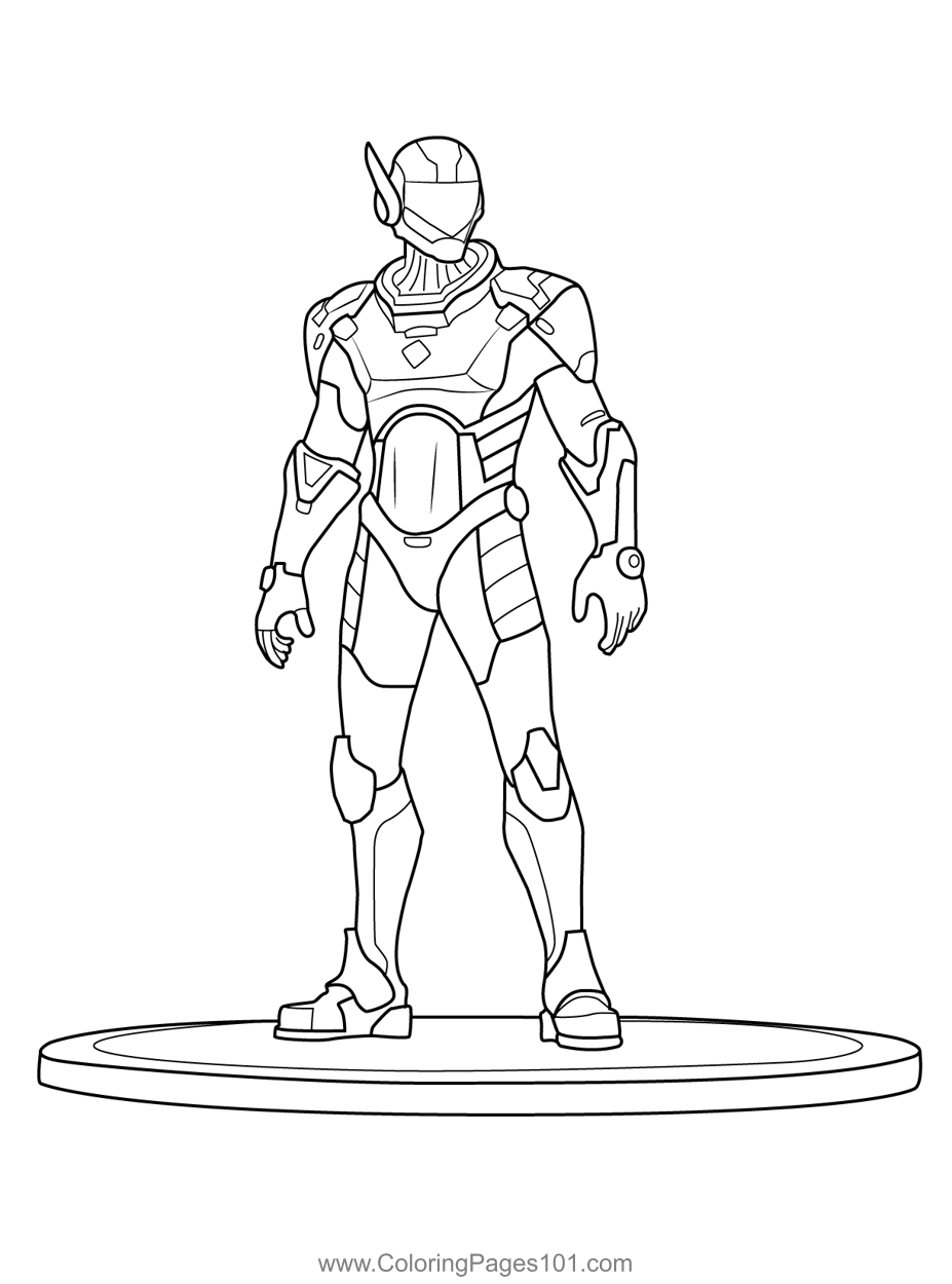 B.R.U.T.E Navigator Fortnite Coloring Page for Kids - Free Fortnite ...