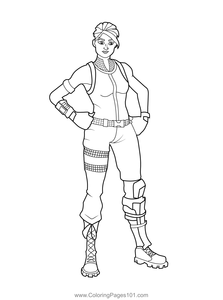 Whiplash Fortnite Coloring Page for Kids - Free Fortnite Printable ...