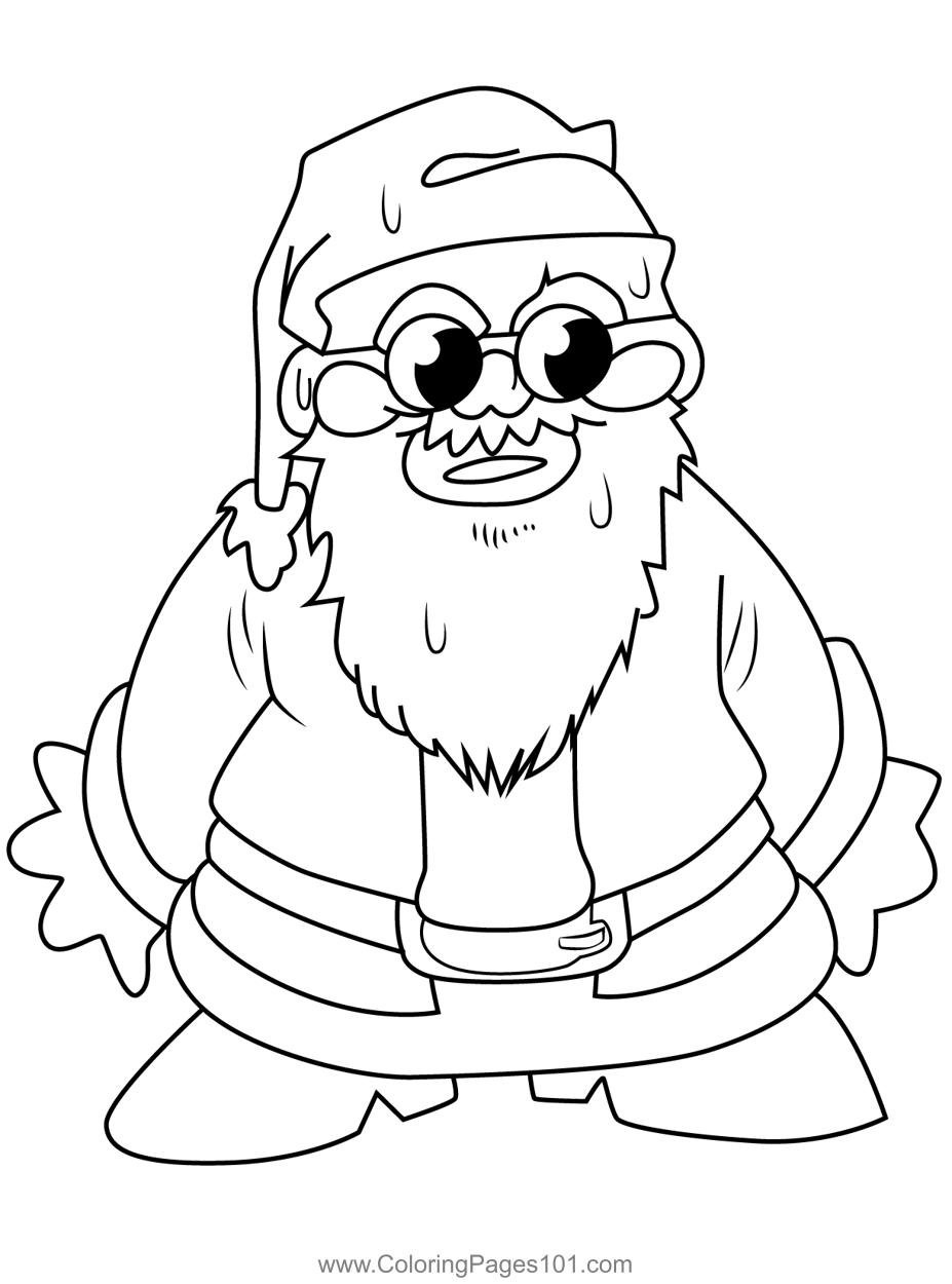 Mall Santa Friday Night Funkin Coloring Page for Kids - Free Friday ...