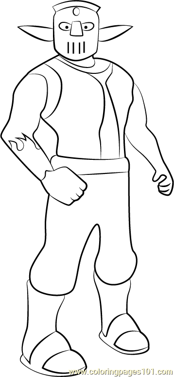 Cutter Coloring Page for Kids - Free Jak and Daxter Printable Coloring ...