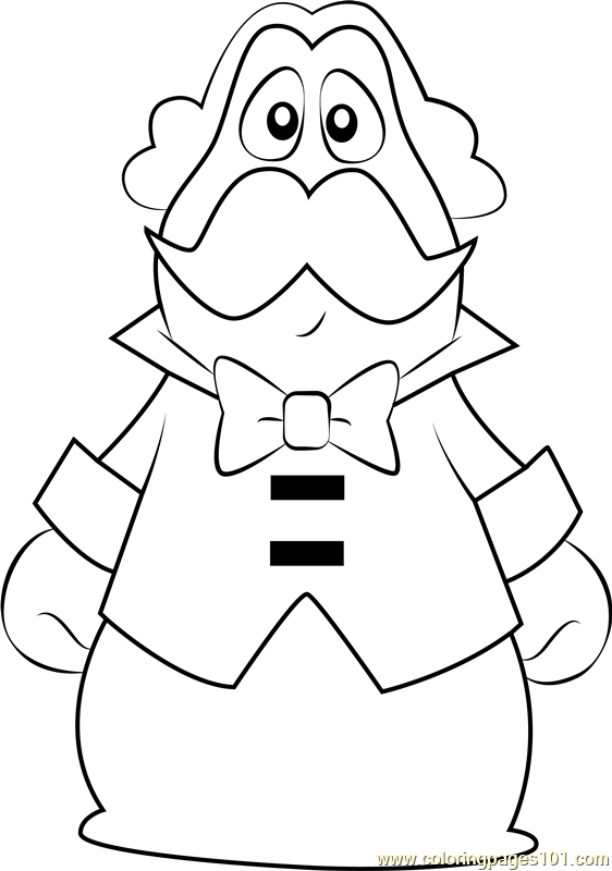 Sir Ebrum Coloring Page for Kids - Free Kirby Printable Coloring Pages ...