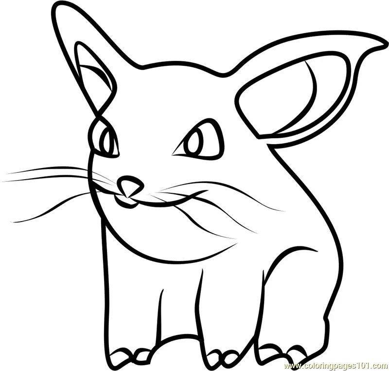 Nidoran Female Pokemon GO Coloring Page for Kids - Free Pokemon GO ...