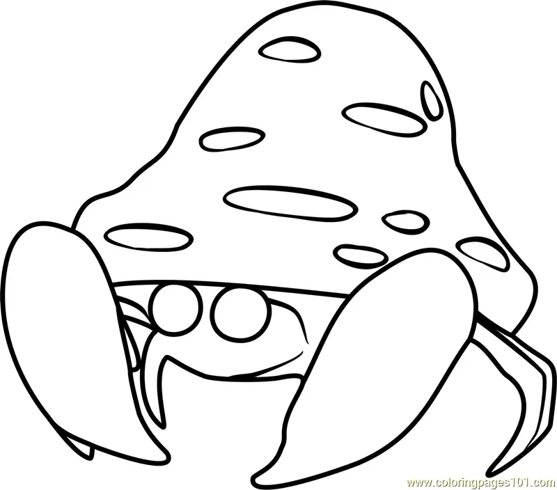 Parasect Pokemon GO Coloring Page for Kids - Free Pokemon GO Printable ...