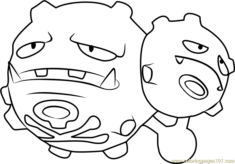 Voltorb Pokemon Coloring Pages Coloring Pages