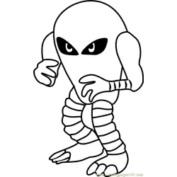 Hitmonlee Pokemon GO Coloring Page for Kids - Free Pokemon GO Printable ...