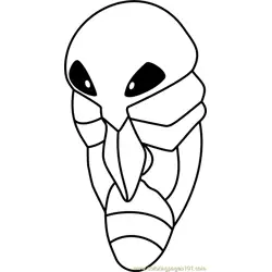 Kakuna Pokemon GO Coloring Page for Kids - Free Pokemon GO Printable ...