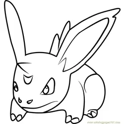 Nidoran Male Pokemon GO Coloring Page for Kids - Free Pokemon GO ...
