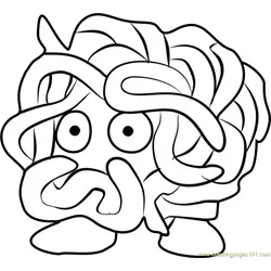 Tangela Pokemon GO Coloring Page for Kids - Free Pokemon GO Printable ...