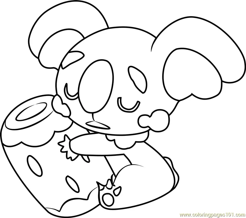 Komala Pokemon Sun and Moon Coloring Page for Kids - Free Pokemon Sun ...