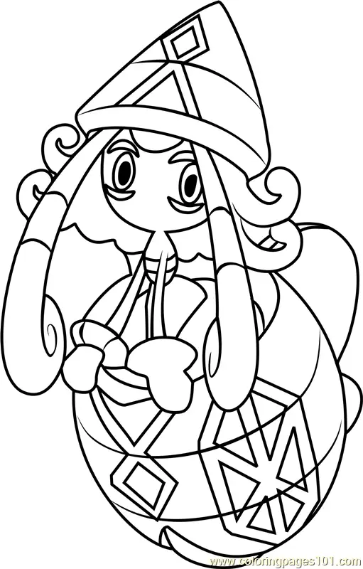 Tapu Lele Pokemon Sun and Moon Coloring Page for Kids - Free Pokemon ...