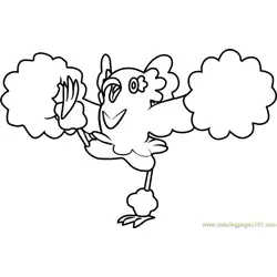 Oricorio - Pom-Pom Style Pokemon Sun and Moon Coloring Page for Kids ...
