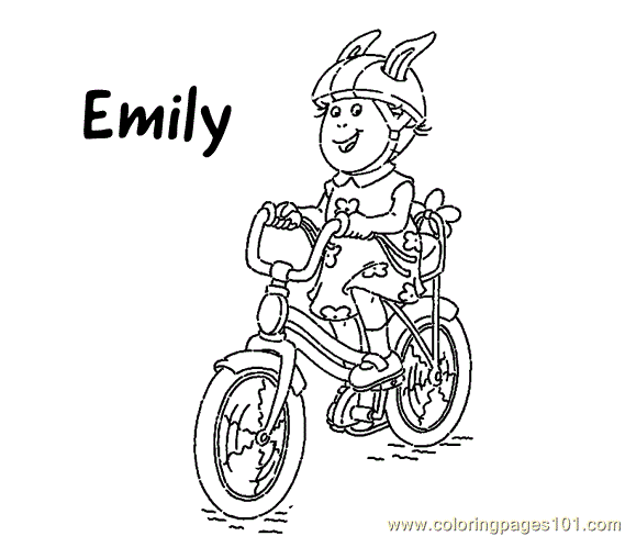 Emily Coloring Sheet Coloring Pages