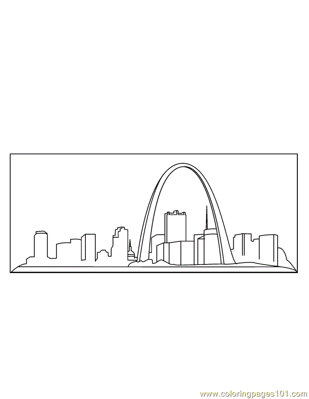 Coloring Pages Arch (Architecture > Buildings) - free printable ...
