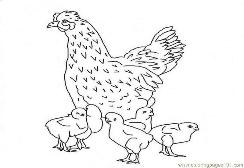 Three French Hens Coloring Pages