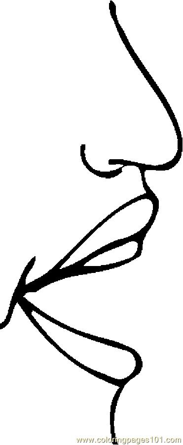 Open Mouth Coloring Pages