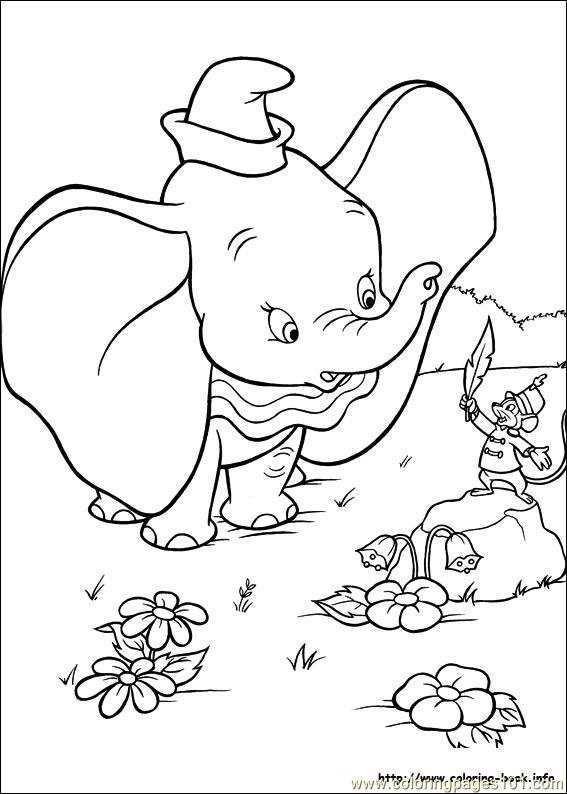 Dumbo Crows Coloring Pages Coloring Pages
