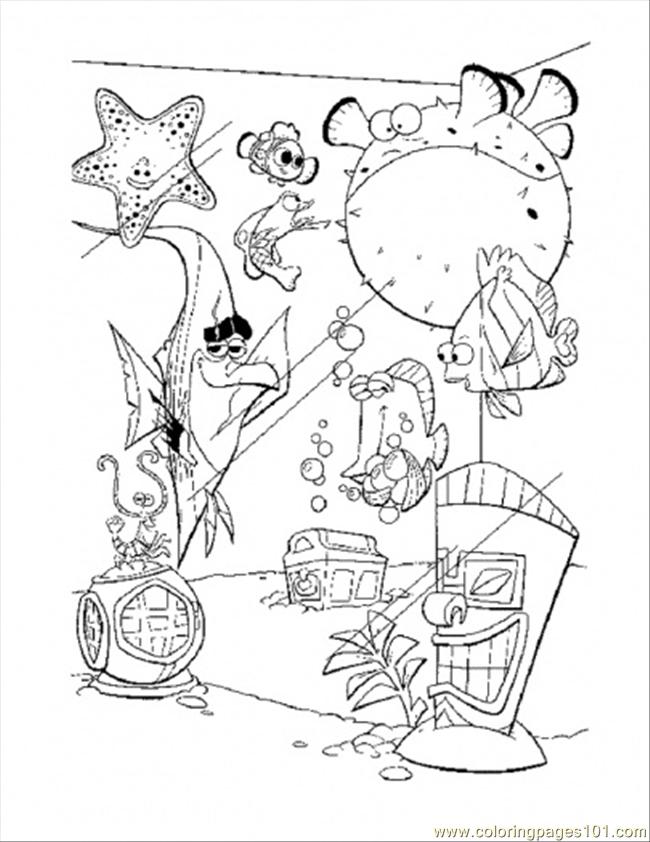 Deb Finding Nemo Pages Coloring Pages