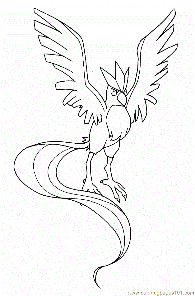 Coloring Pages Flying Pokemon (Cartoons > Flying Pokemon) - free ...