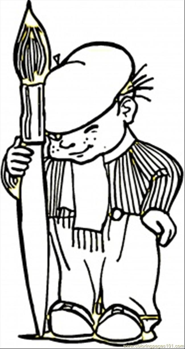 Paris cafe coloring pages