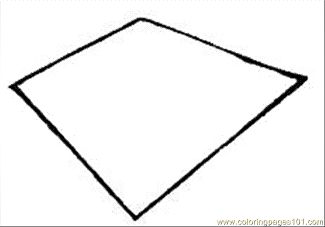 Trapezoid Shape Coloring Page Coloring Pages