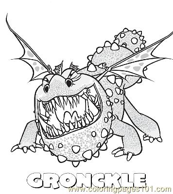 Gronckle Dragon Coloring Pages Coloring Pages