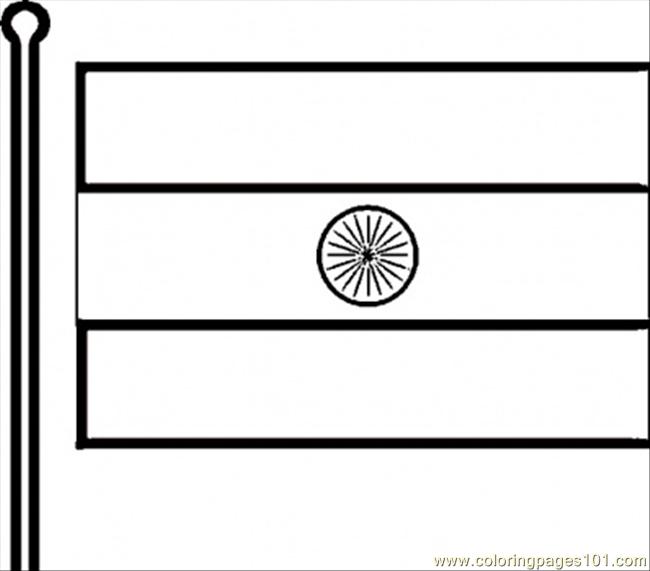 Indian Flag Coloring