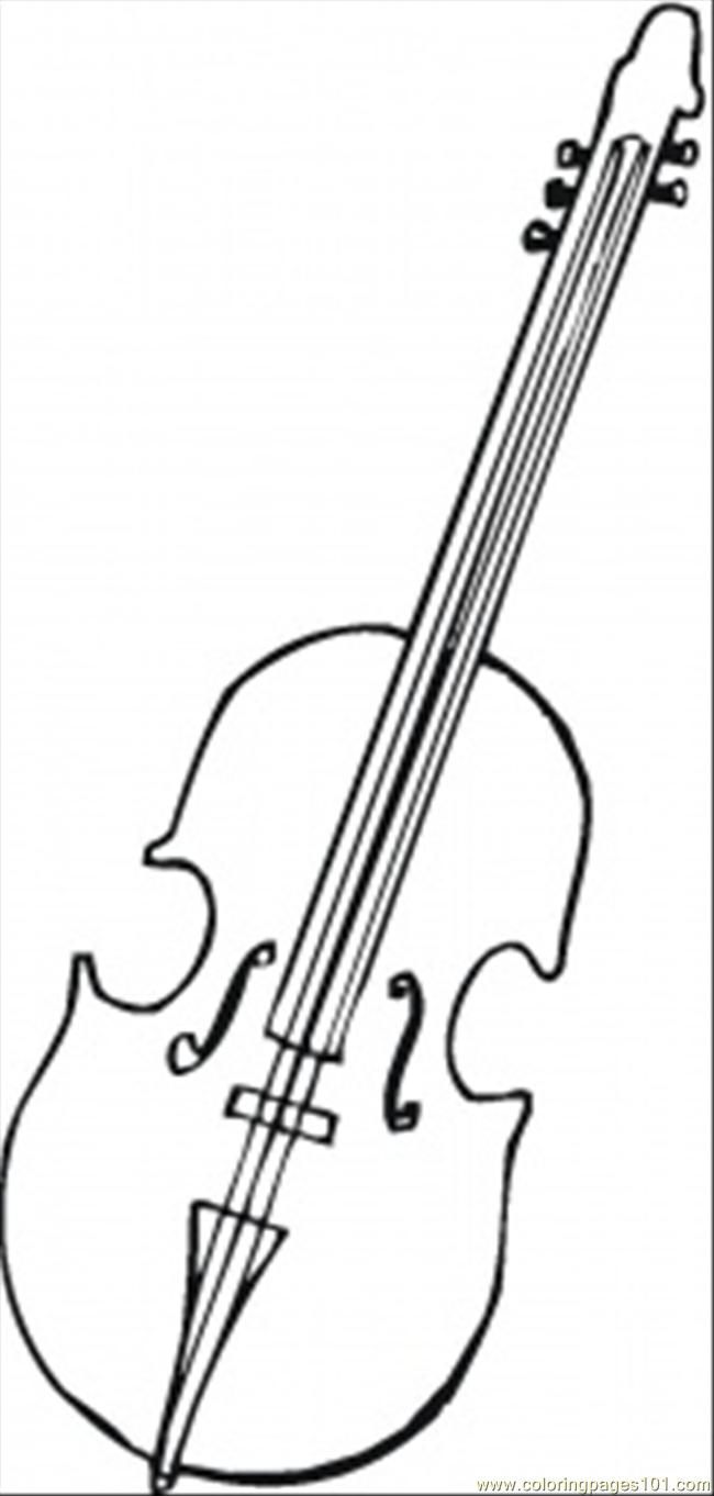 Viola Coloring Page