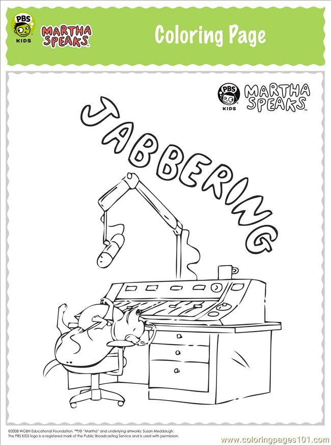 Coloring Pages Jabbering Cp (Cartoons > Others) - free printable ...