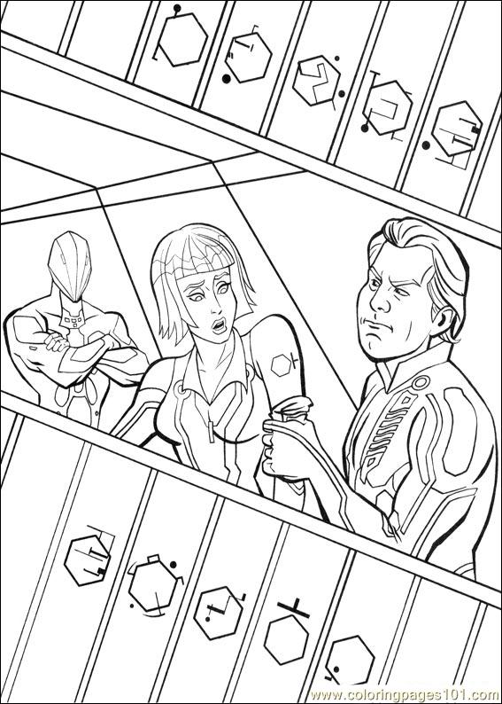 Tron Coloriage Ausmalbilder Symboles Colorir Coloriez Imprimir Imprimer ...