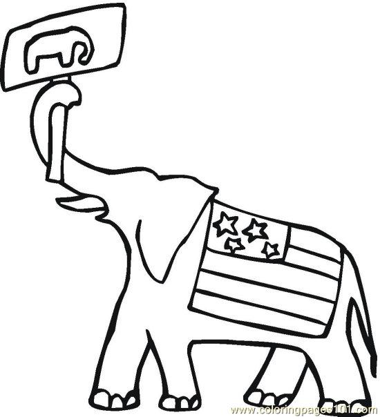 Vote Coloring Page Coloring Pages