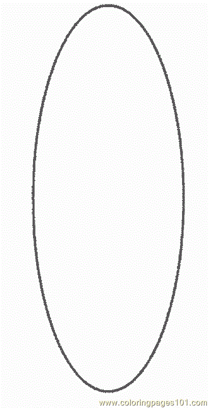 Ellipse Drawing Sketch Coloring Page