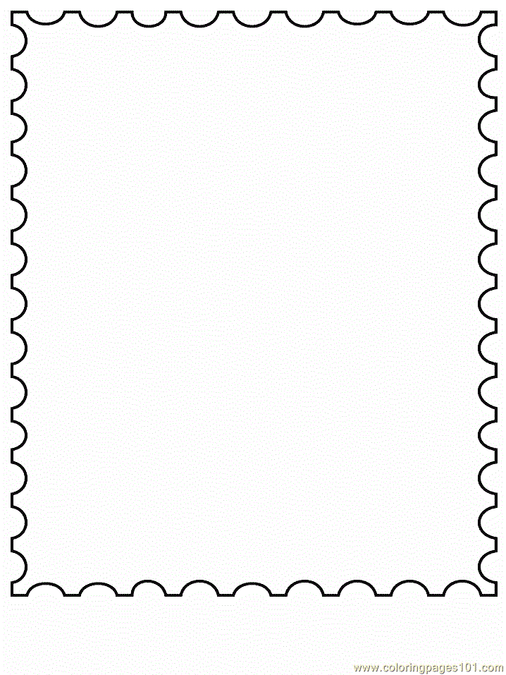 Stamp Coloring Pages Postage Stamps Nature Usps Kids Printable Sheets ...