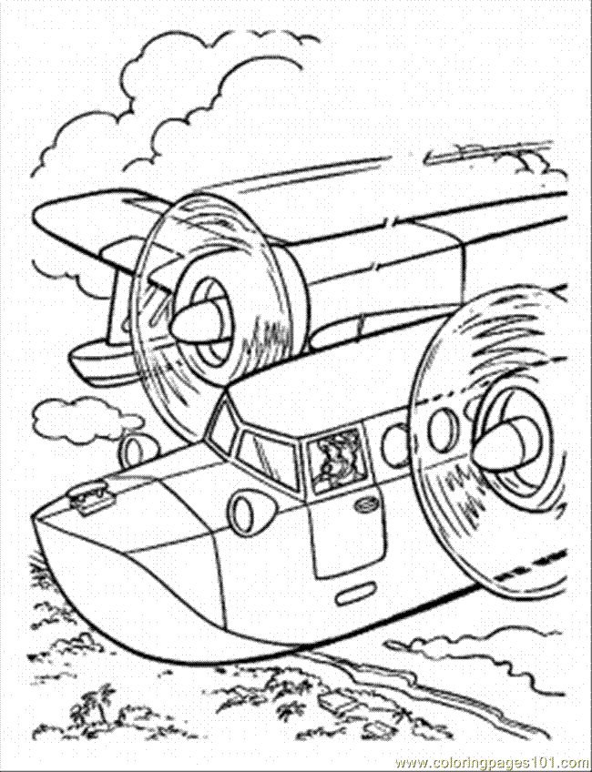 Talespin coloring pages