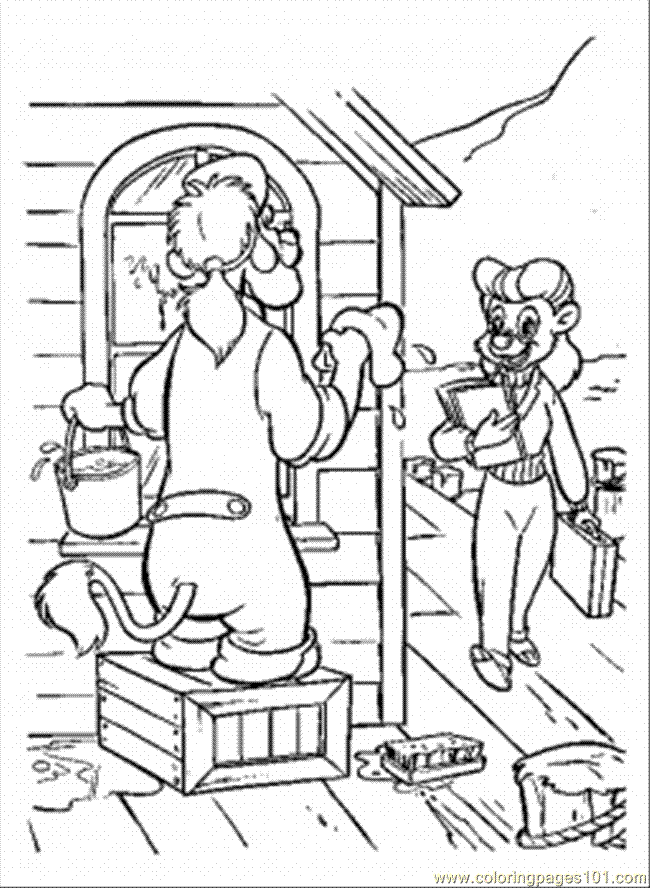 Cleaning The House Coloring Pages Coloring Pages